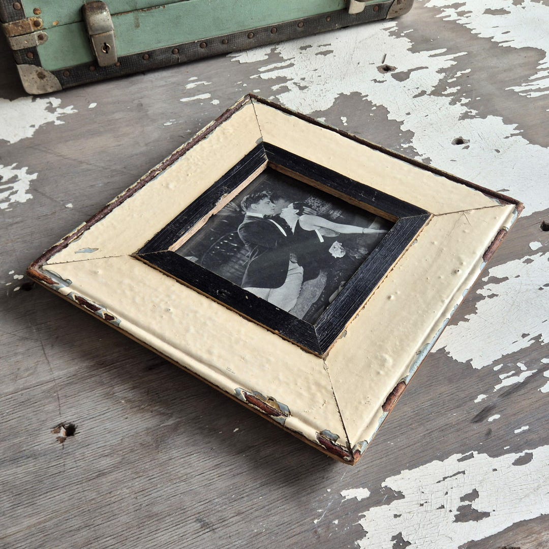 6x6 Shabby Chic Photo Frame. Made From Authentic Architectural Salvage ...