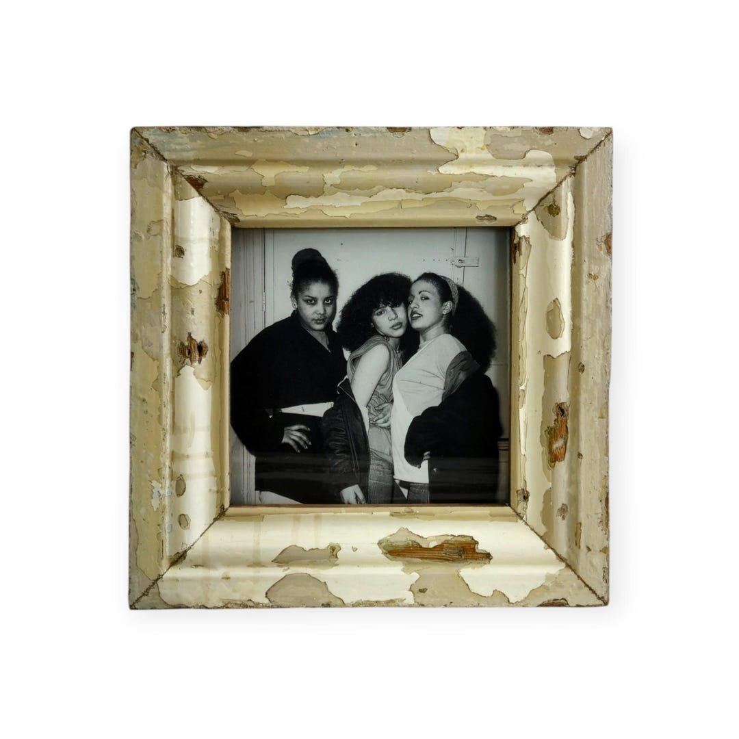 6x6 Chippy Paint Photo Frame: Reclaimed Wood, Shabby Chic - Etsy