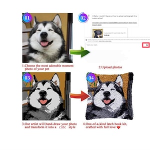 Customized DIY Latch Hook Kits, DIY Latch Pillow Case Kits,private ...