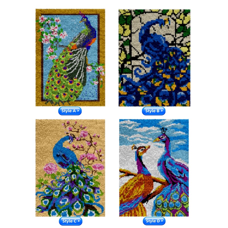 Latch Hook Rug Kits - Etsy