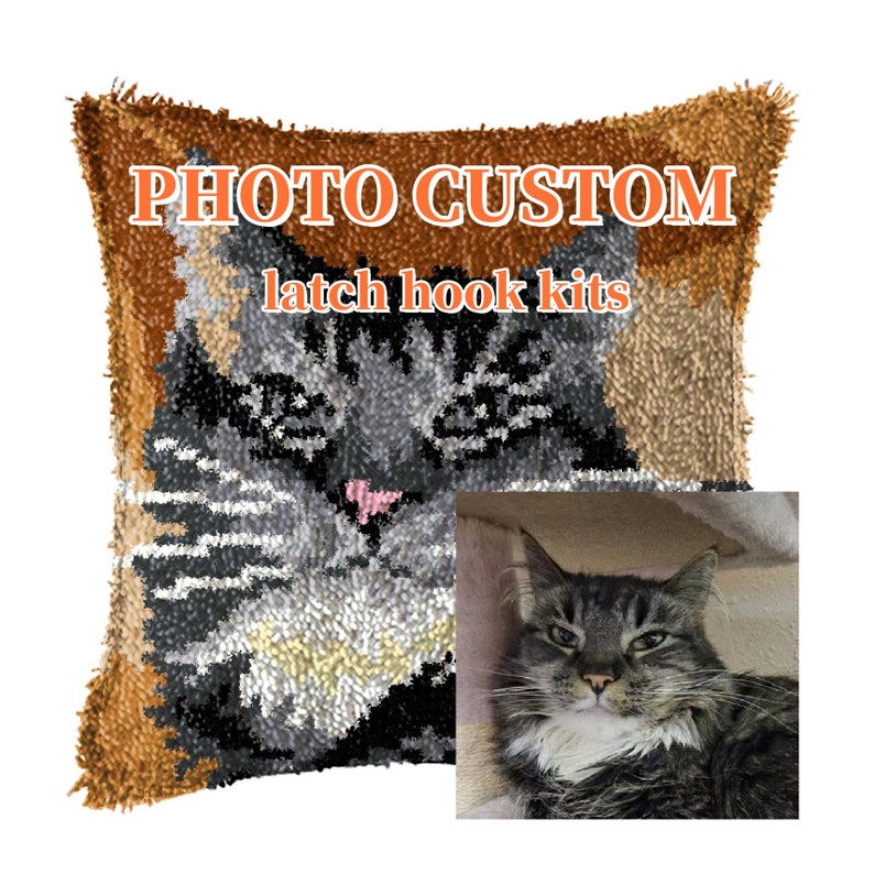 Customized DIY Latch Hook Kits, DIY Latch Pillow Case Kits,private ...