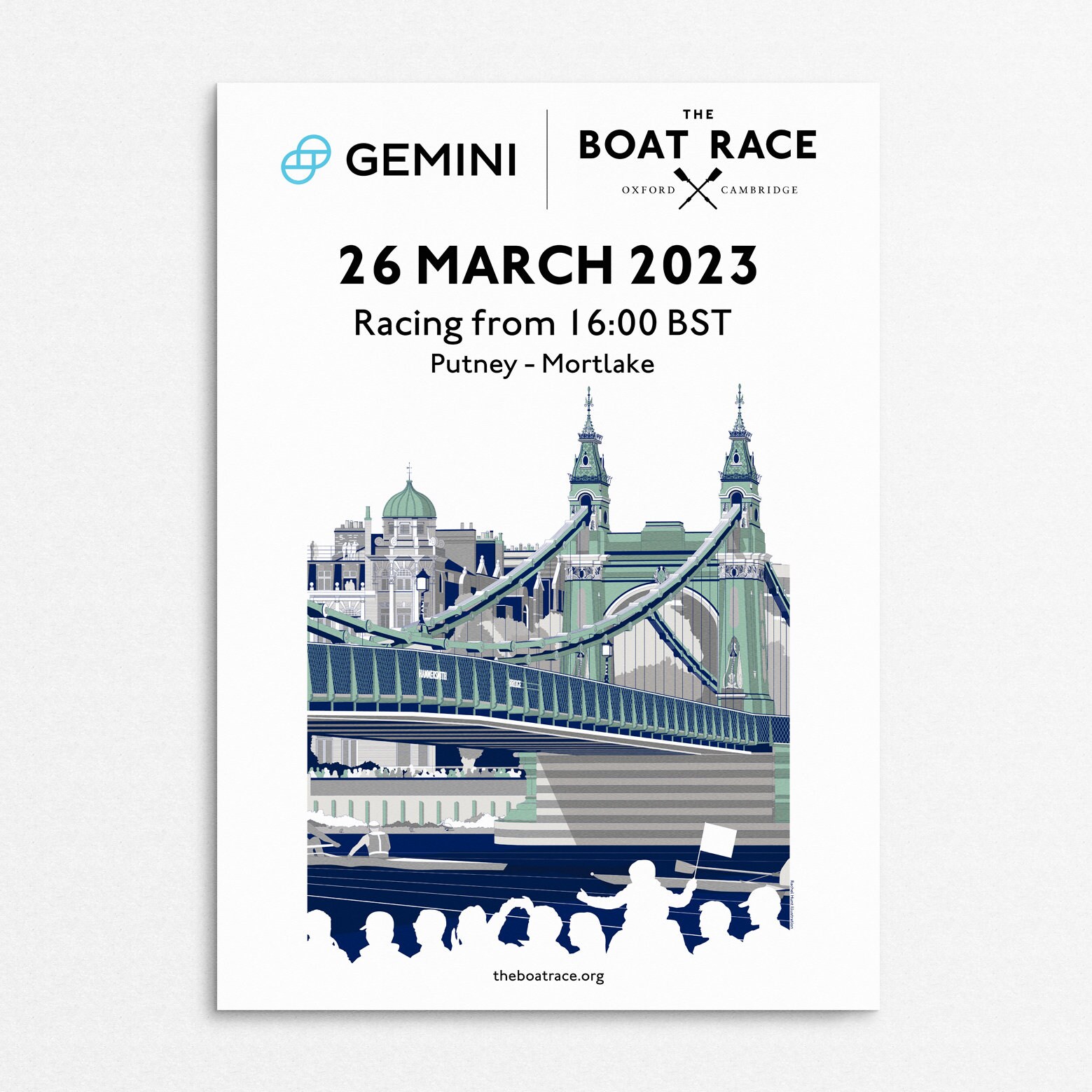 The Boat Race Poster 2023 Official - Etsy UK