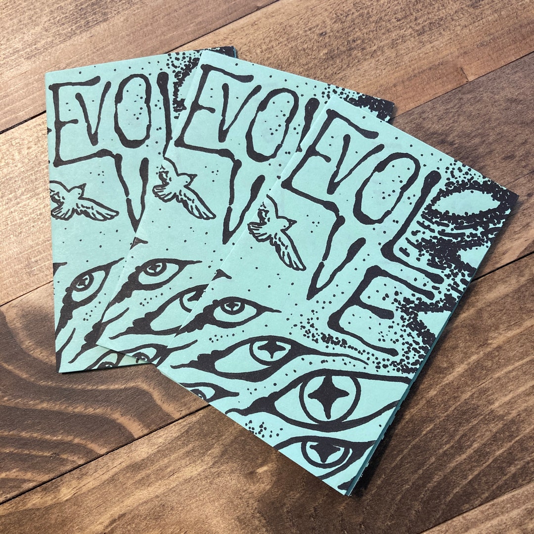 EVOLVE Illustrated Poetry Zine - Etsy