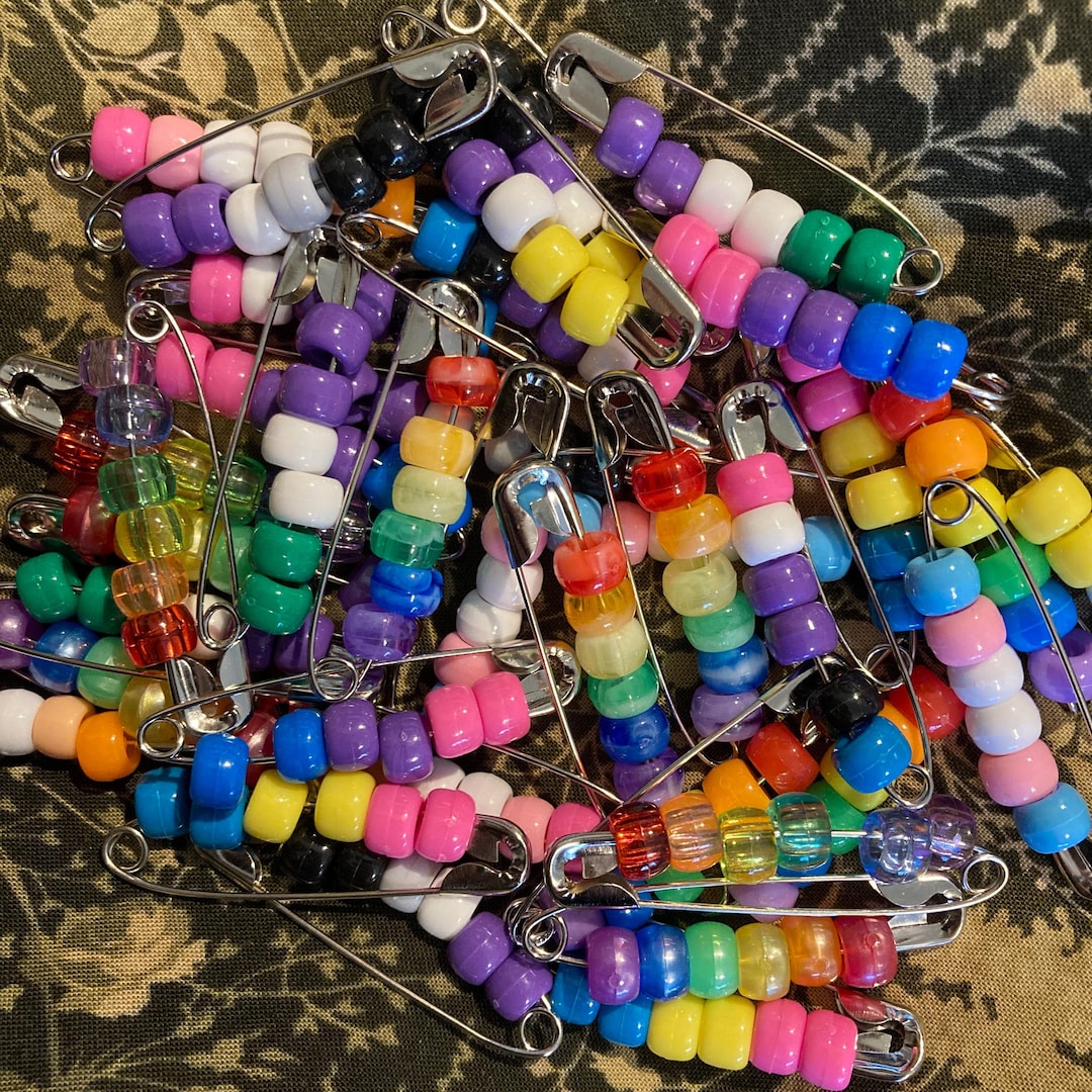 Pony Bead Pride Flag Pins - Handmade - Etsy