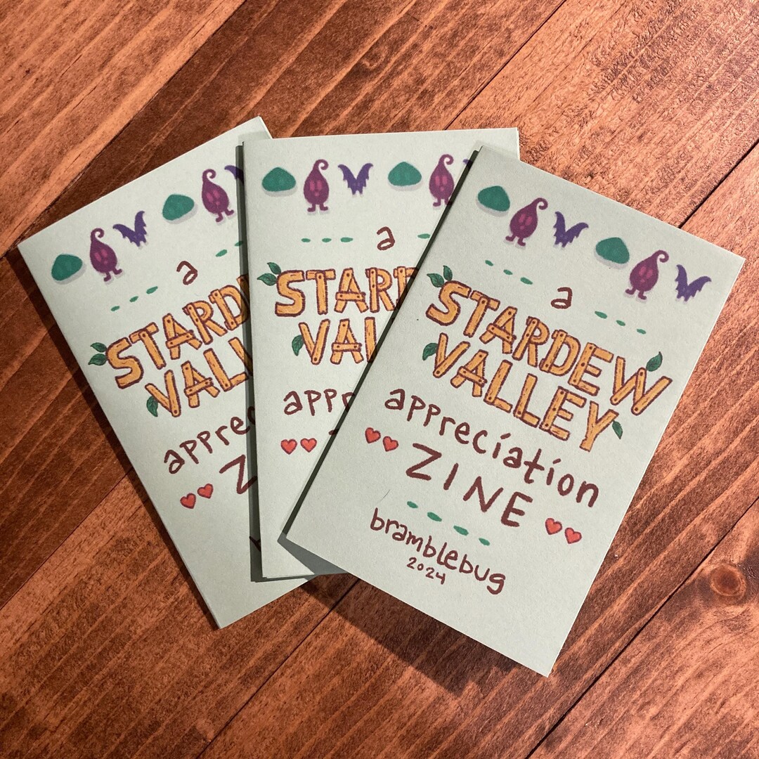 A Stardew Valley Appreciation Zine - Etsy