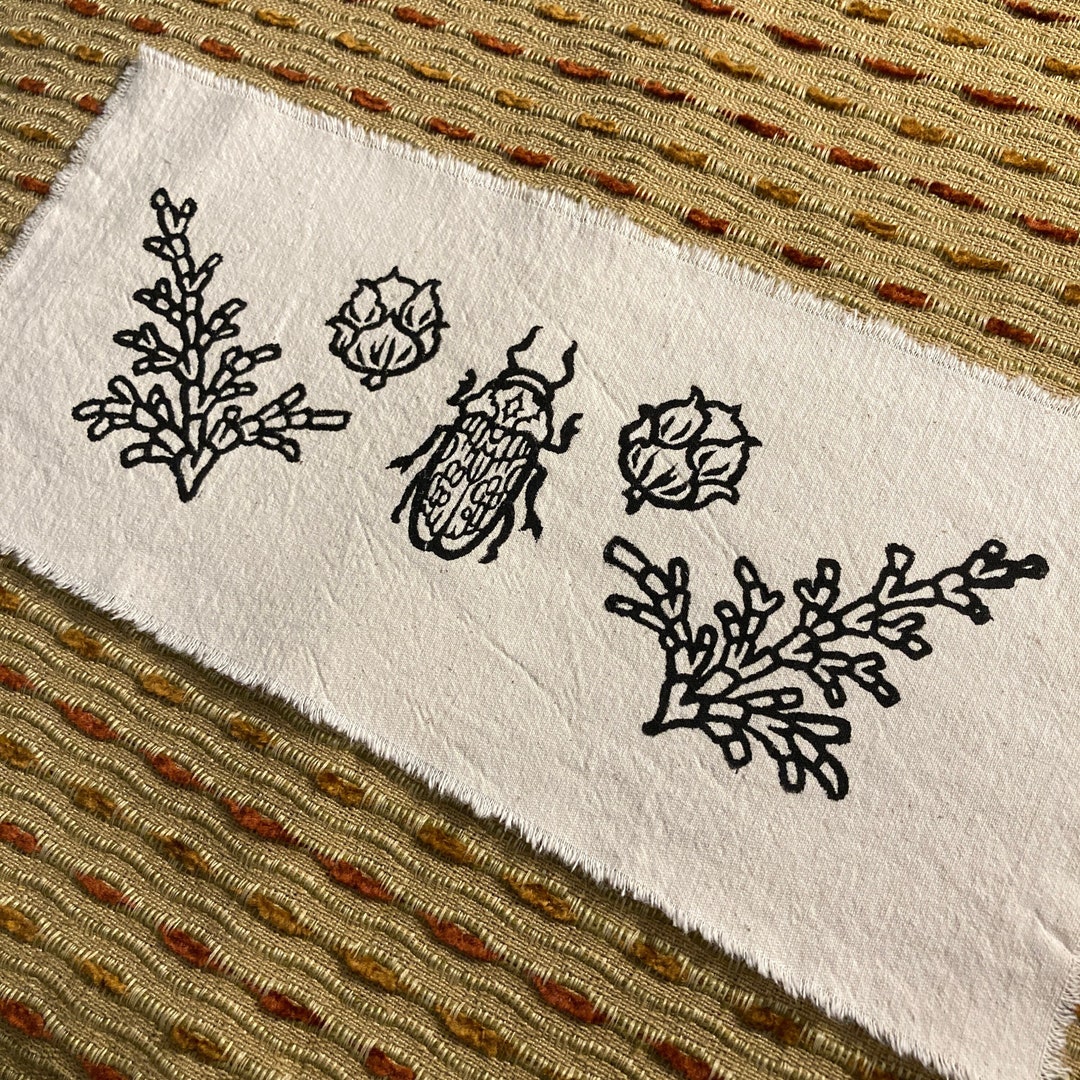 Cedar Beetle Fabric Patch - Etsy