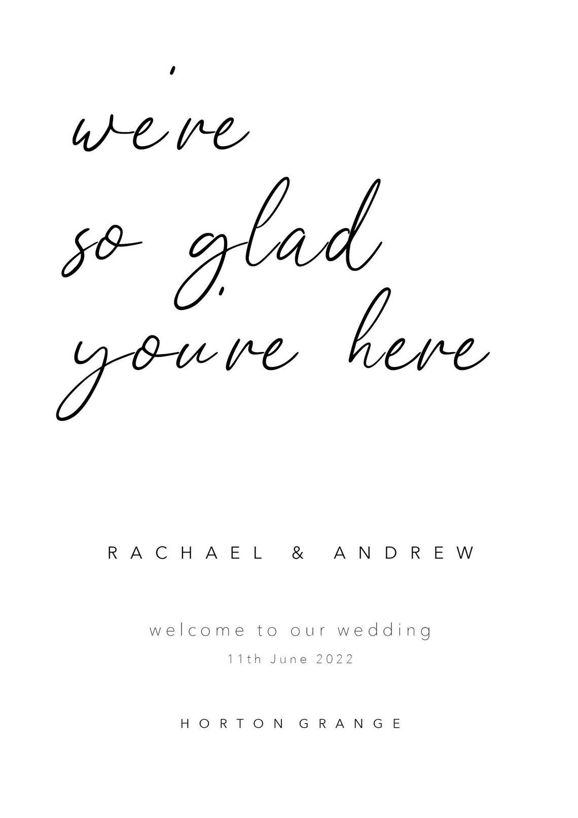 Custom Wedding Sign, Event Sign, Black and White, Welcome Sign, Wedding ...