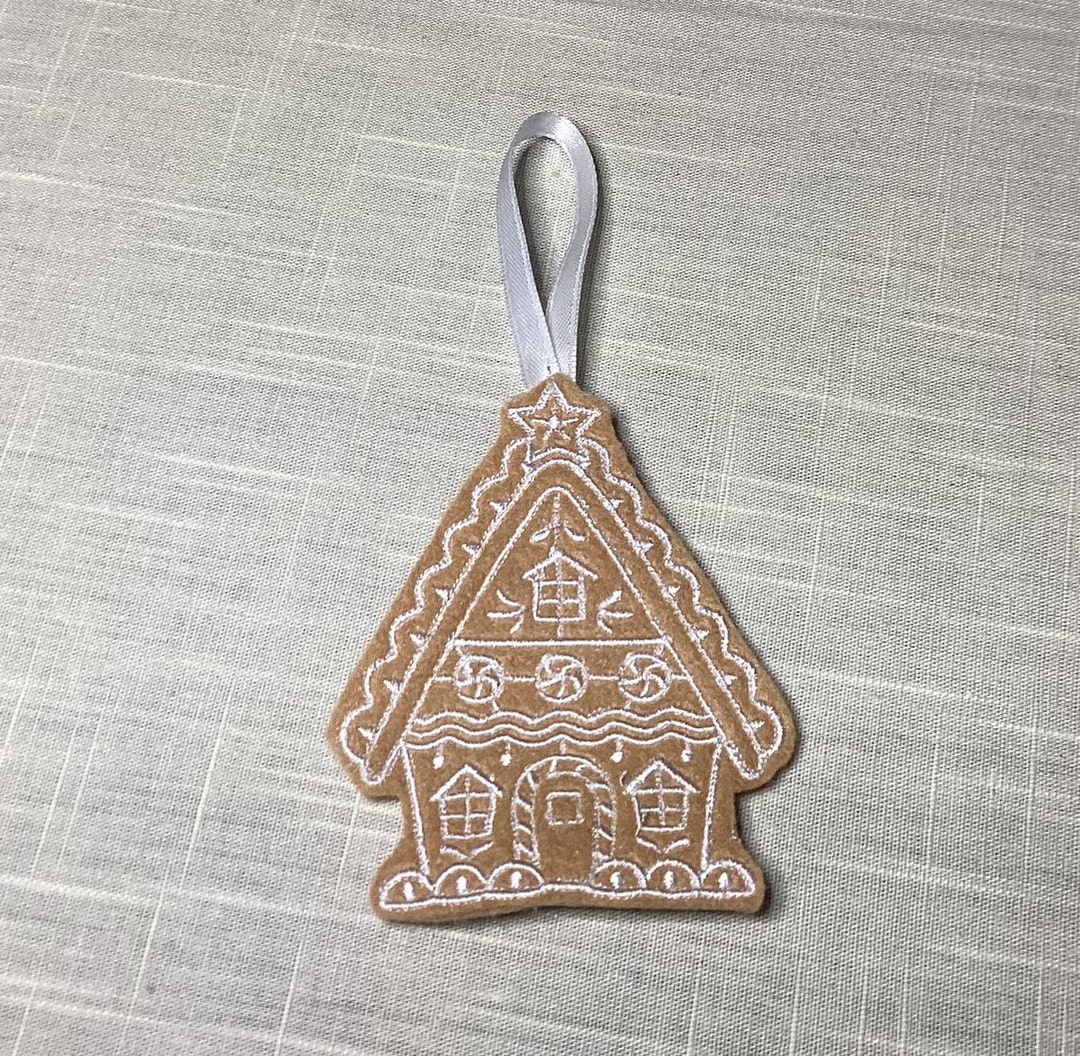 Gingerbread House Christmas Ornaments - Etsy