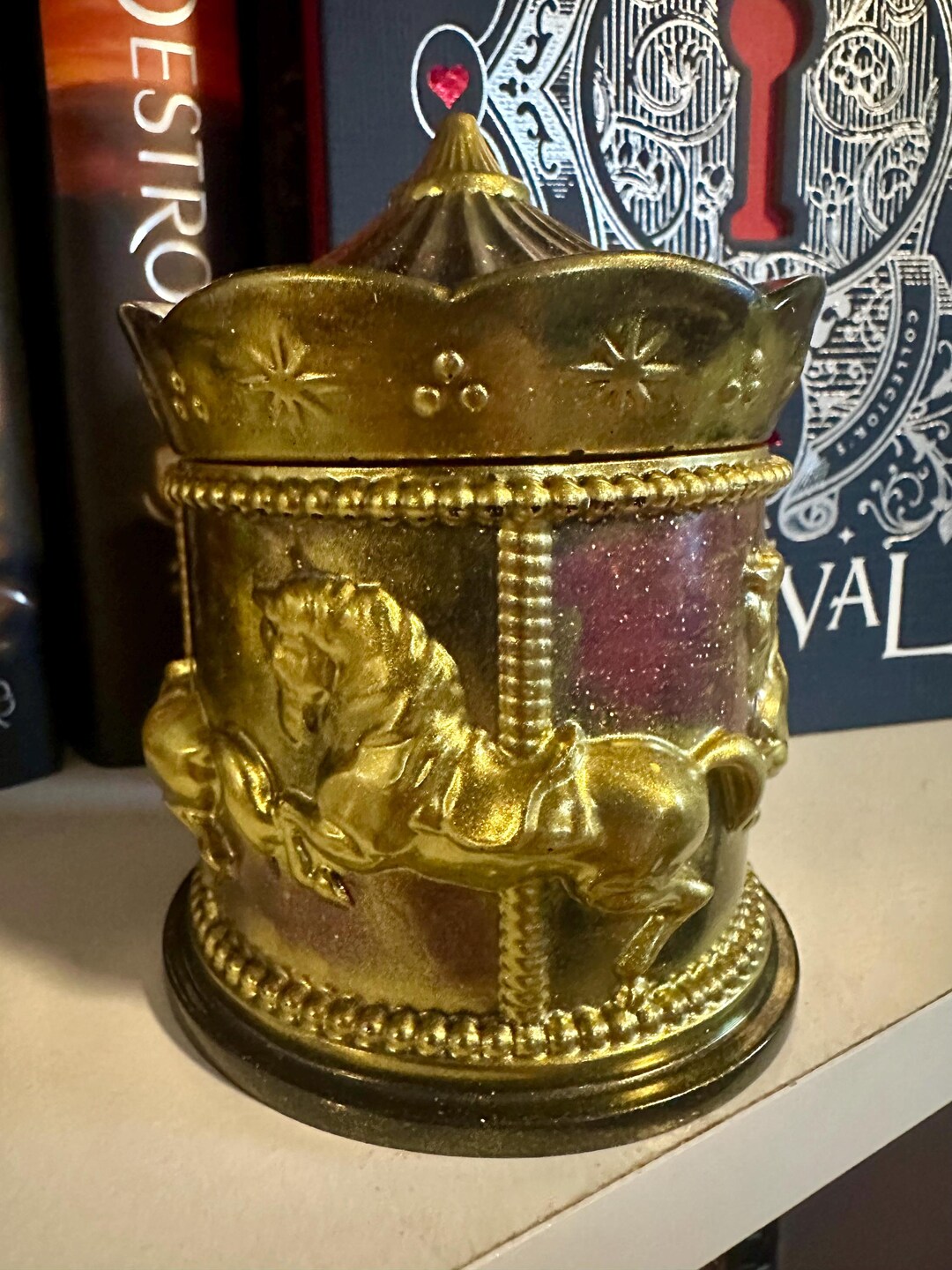 Carousel Resin Trinket Jar - Etsy