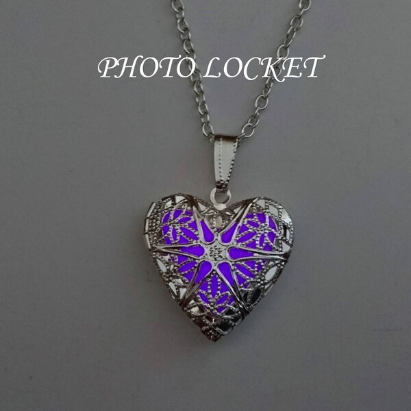 Heart Photo Locket - Etsy