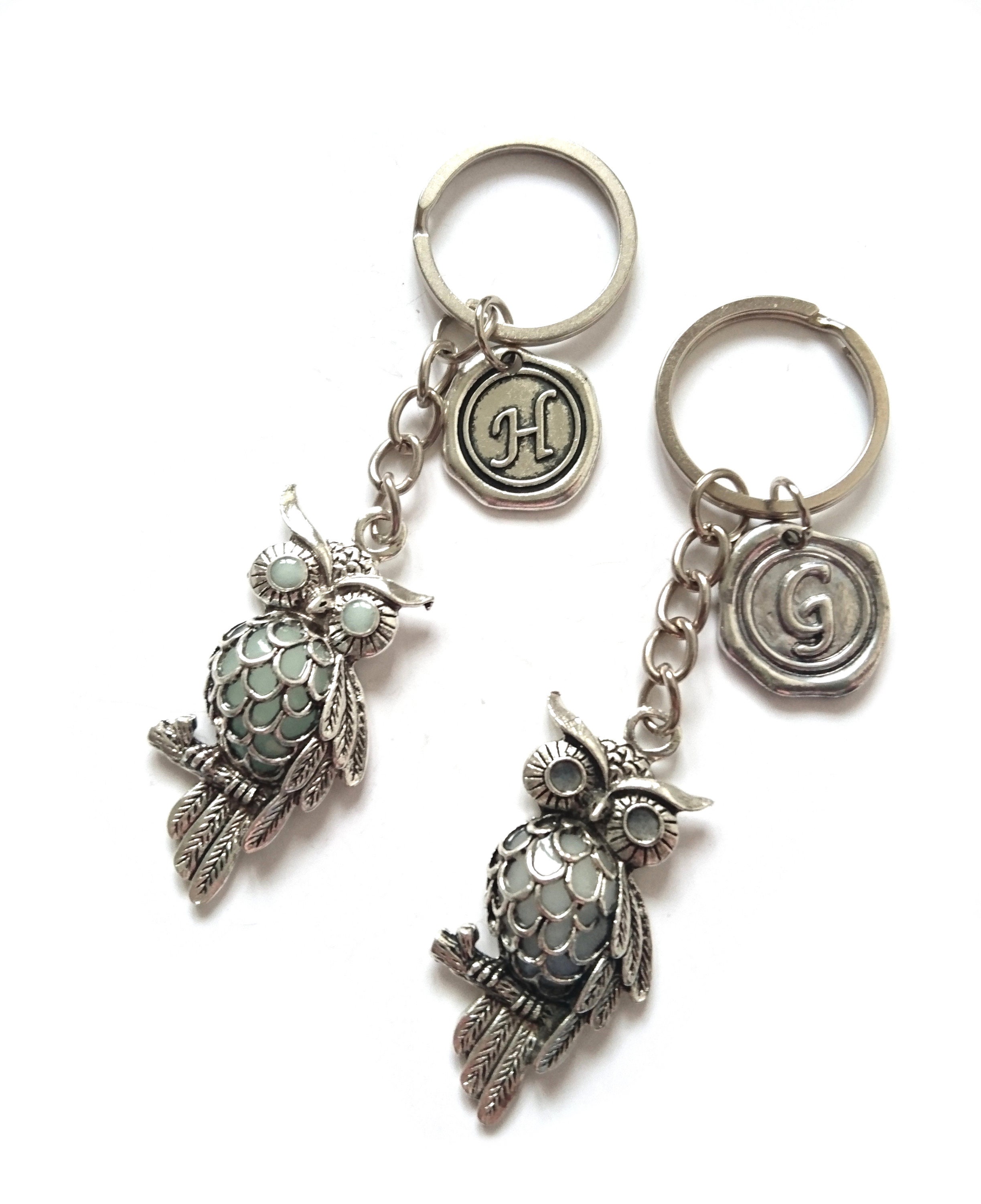 Owl Key Chain Gifts Glow in the Dark Owl Gift for Her - Etsy UK