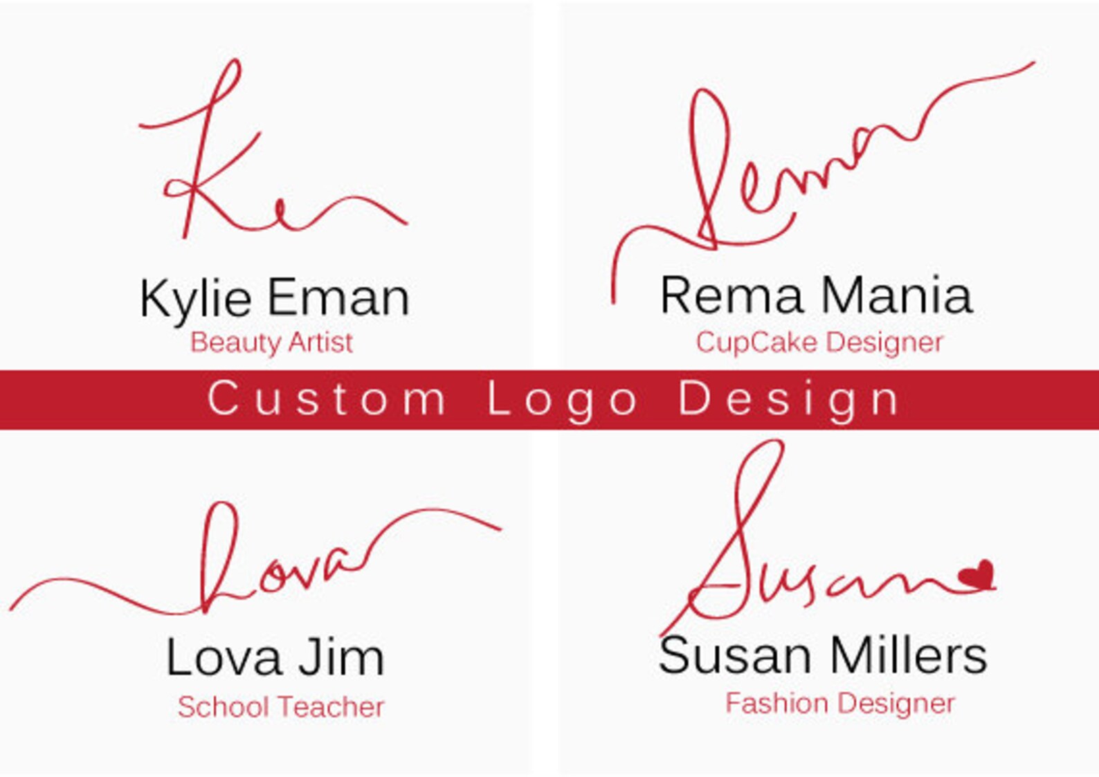 Handwritten Logo, Script Logo Design, Signature Logo, Writing Logo ...