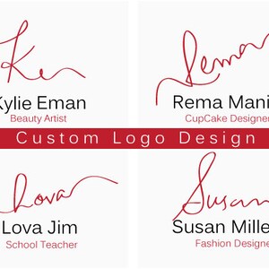 Handwritten Logo, Script Logo Design, Signature Logo, Writing Logo ...