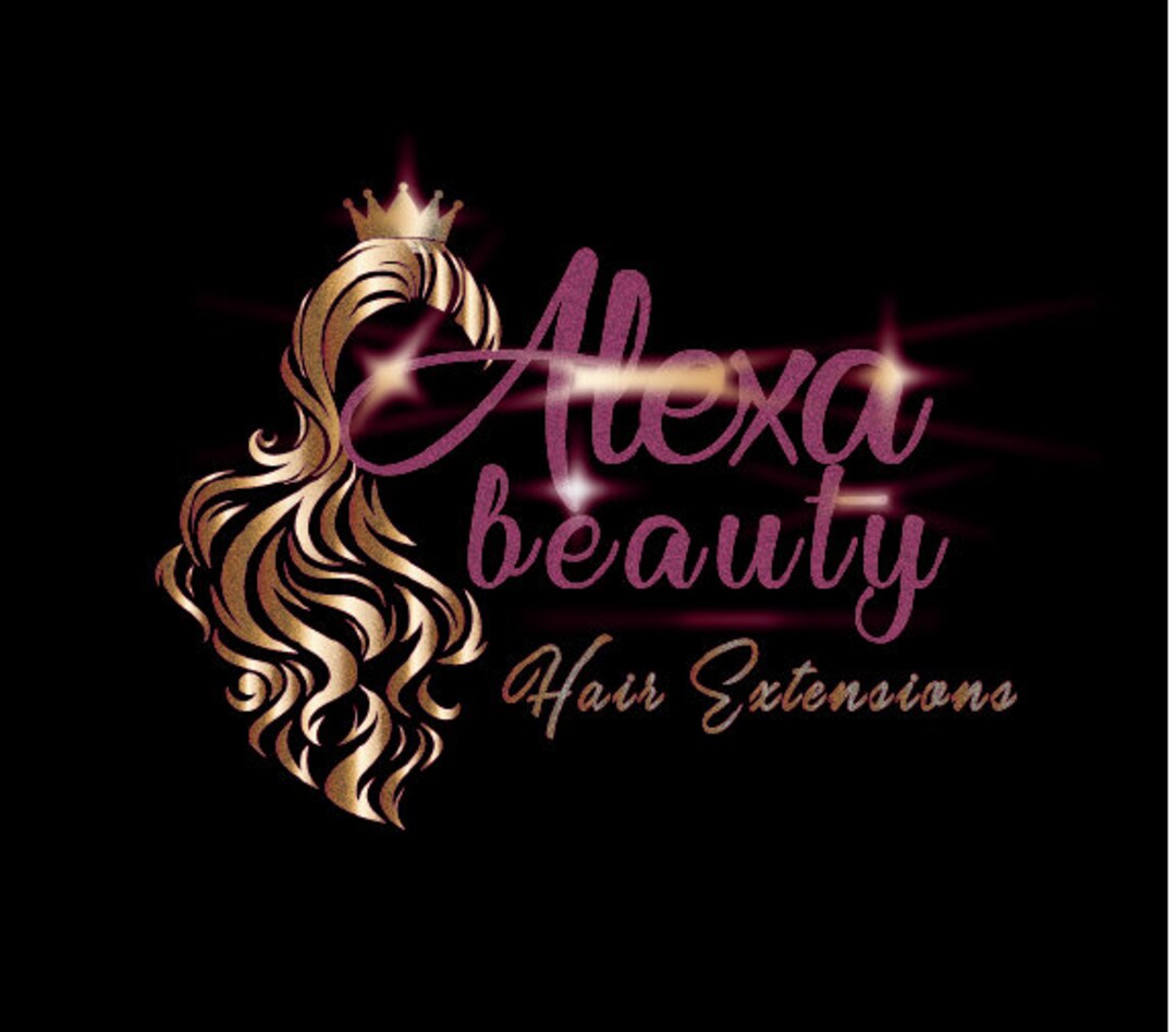 Hair Extensions Logo, Hair Logo, Hair Logo Design, Hair Extensions Logo ...