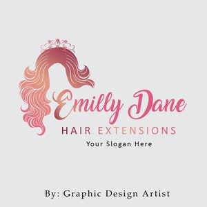 Hair Extensions Logo, Logo Hair Extensions, Hair Logos, Hair Business ...
