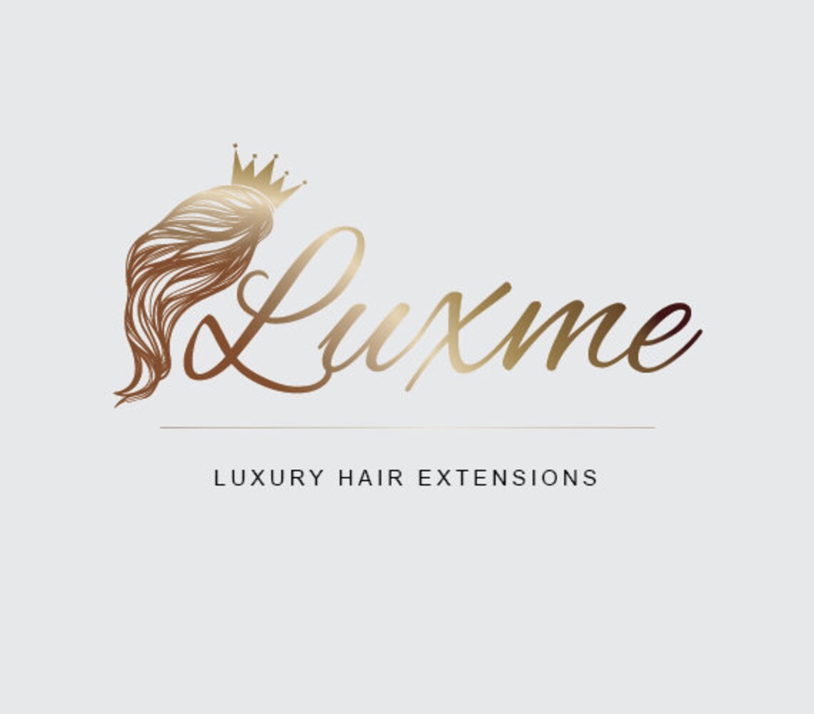 Hair Extensions Logo Hair Logo Design Hair Extensions Logo - Etsy