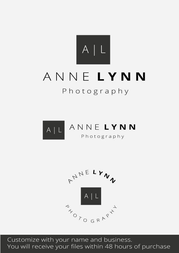 Minimalist Logo, Photographer Logo, Photography Logo, Photography Logo ...