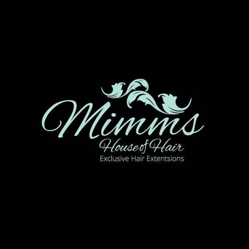 Hair Extensions Logo, Hair Logo Design, Hair Logo Design, Hair ...
