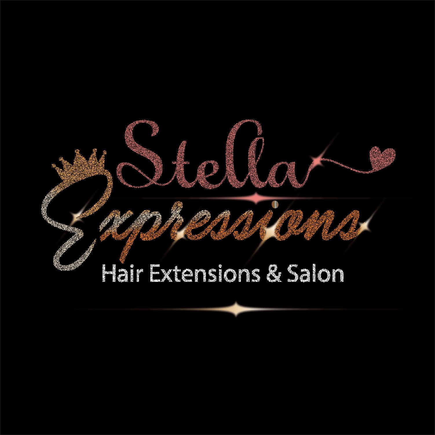 Hair Extensions Logo Hair Logo Salon Logo Hair Extensions - Etsy