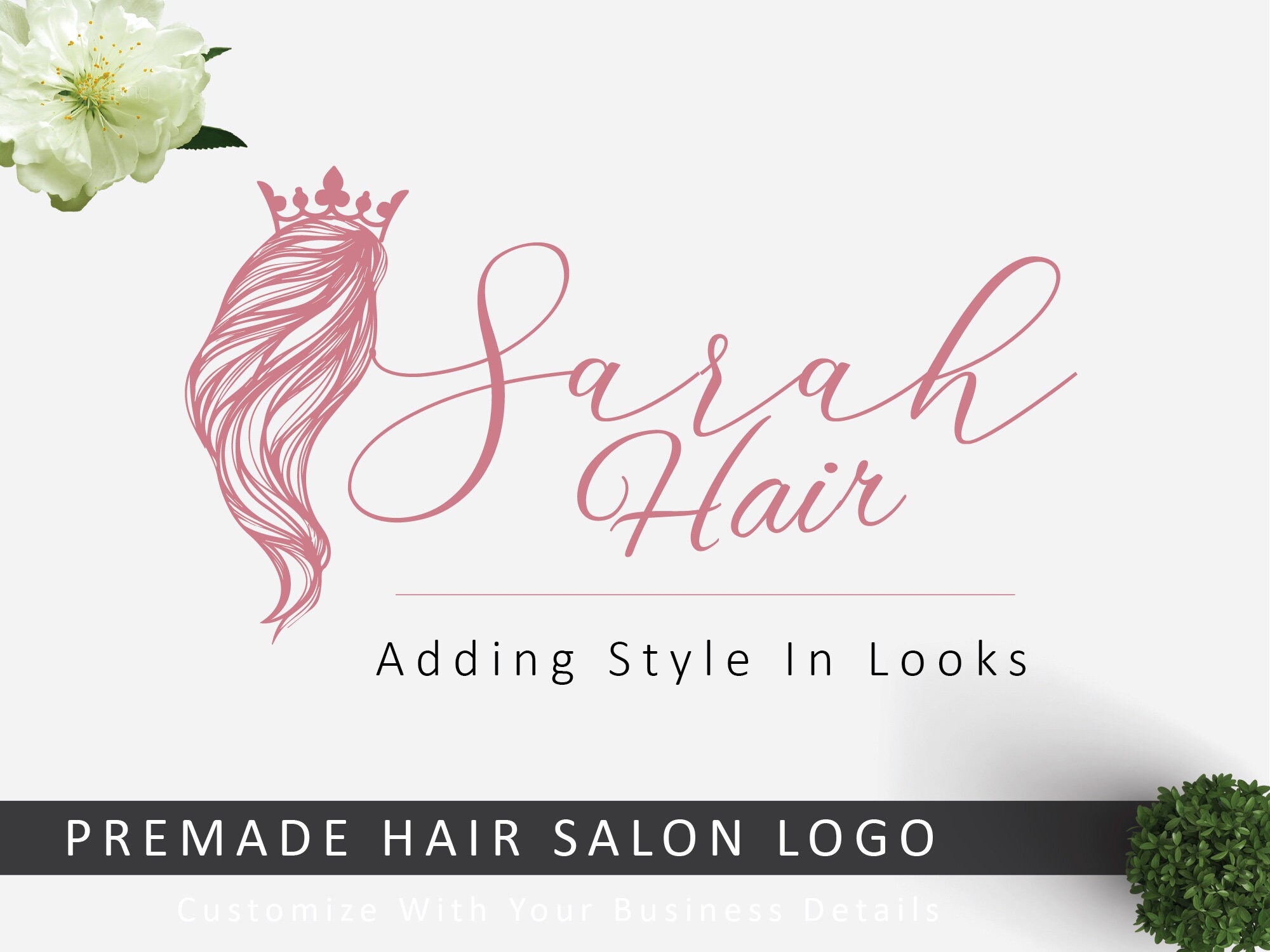 Hair Salon Logo, Hair Logo, Salon Logo, Logo Hair, Hair Stylist Logo ...