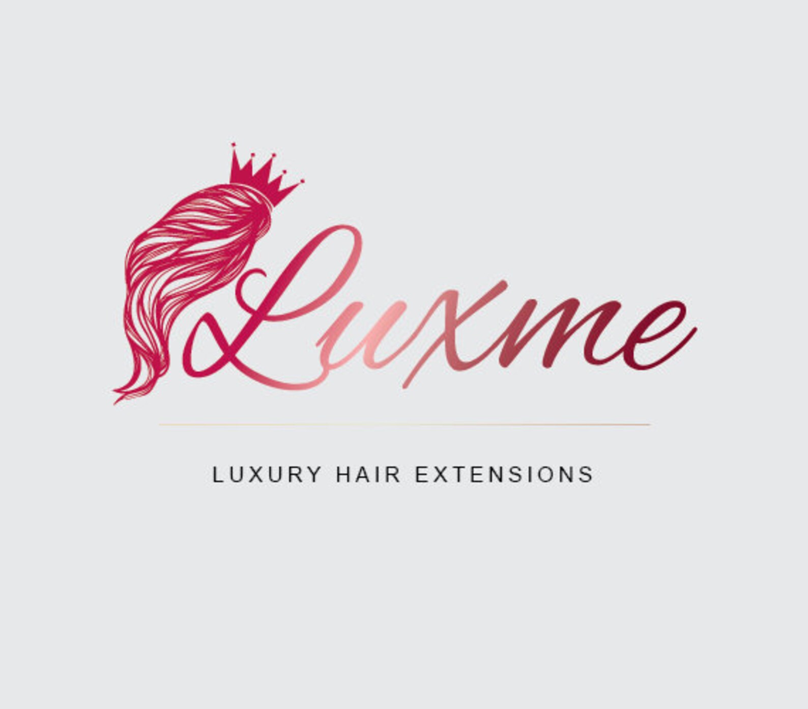Hair Extensions Logo Hair Logo Design Hair Extensions Logo - Etsy