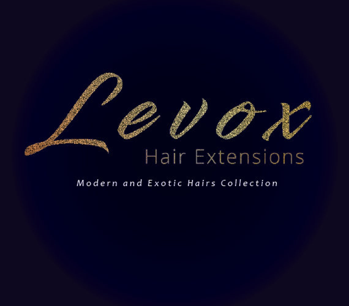 Hair Extensions Logo Glitter Logo Hair Extensions Logo - Etsy