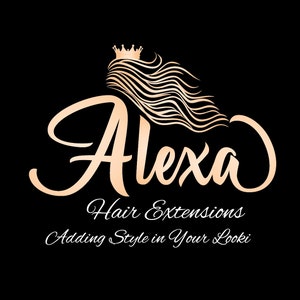 Hair Extensions Logo, Hair Logo Design, Hair Extensions Logo, Hair ...