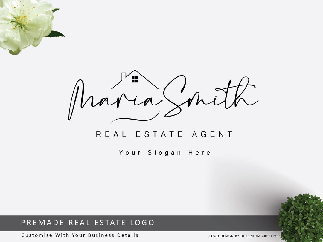 Minimalist Real Estate Logo, Text Logo, Name Logo, Simple Real Estate ...