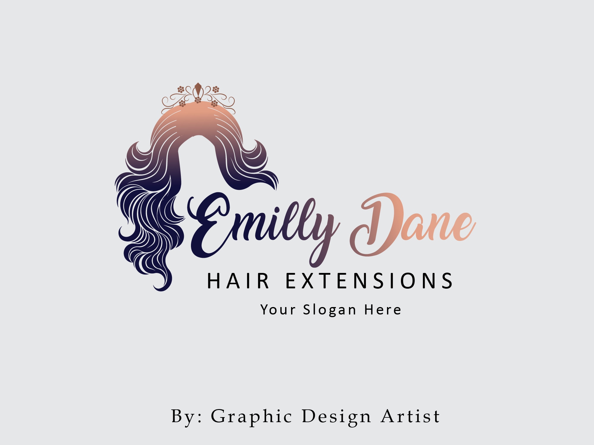 Hair Extensions Logo, Logo Hair Extensions, Hair Logos, Hair Business ...