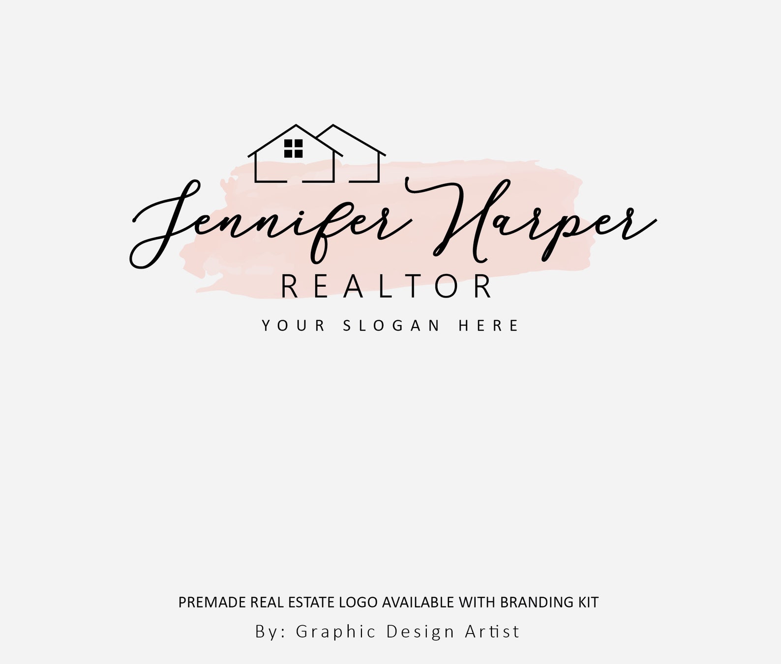 Realtor logo Real estate logo real estate logo design | Etsy