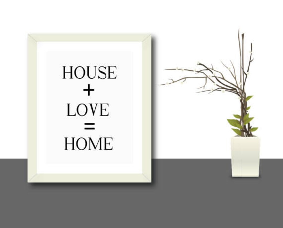 Entryway Sign, Printable Home Decor, Real Estate Closing Gifts ...