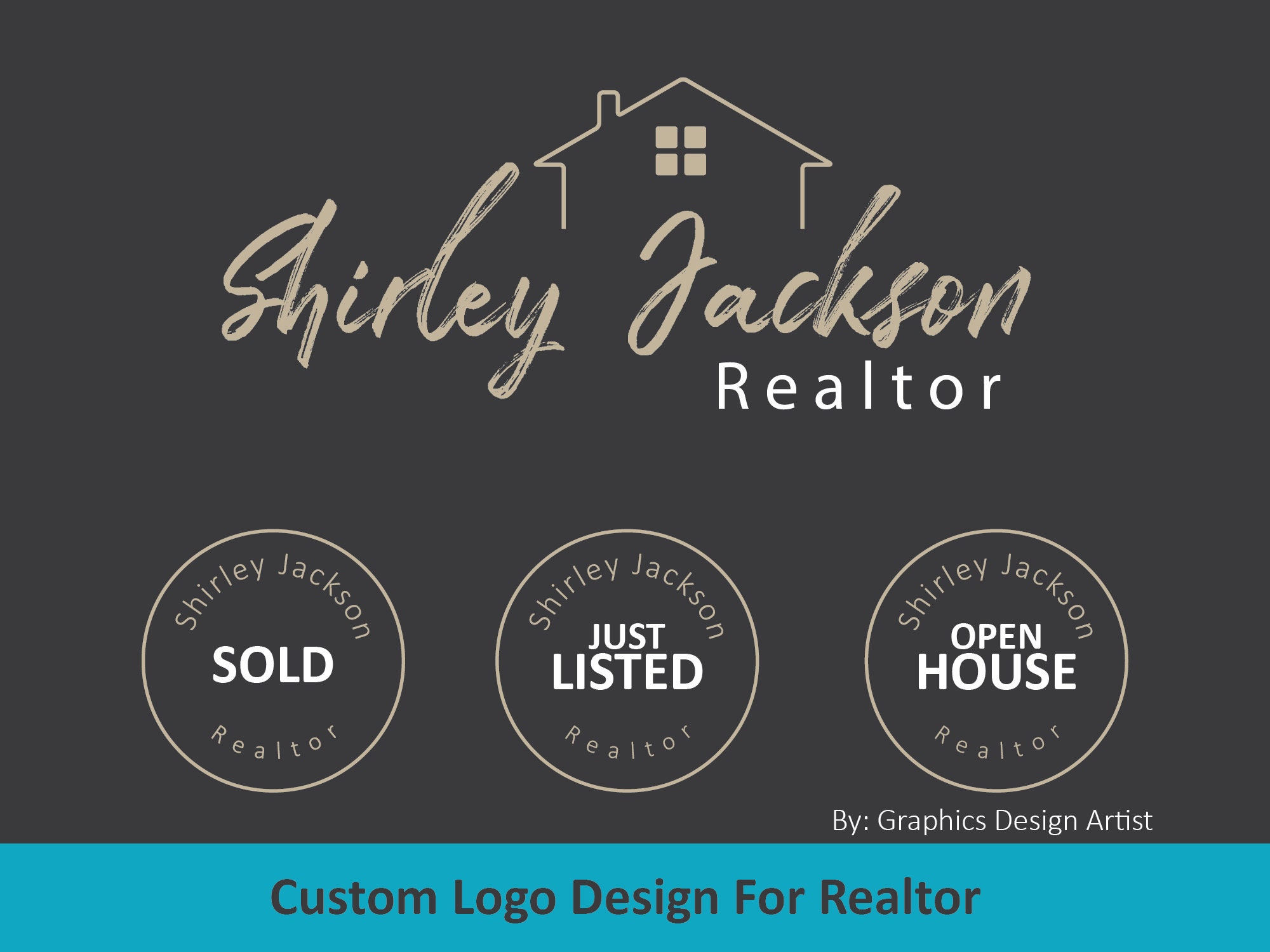 Real Estate Logo Realtor Logo Real Estate Agent Logo House - Etsy