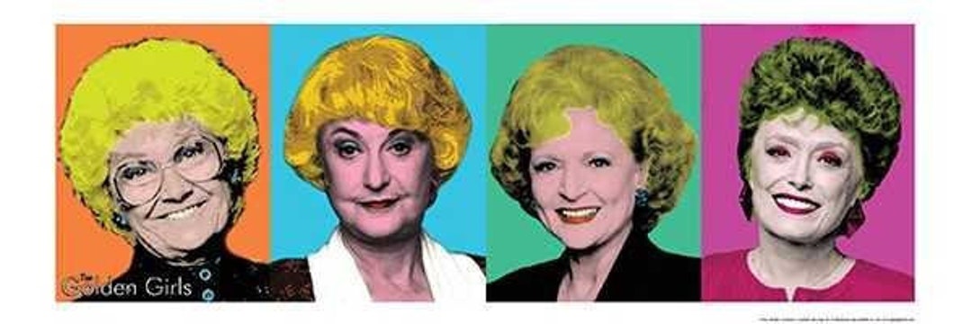 Golden Girls Pop Art 12x36 - Etsy UK