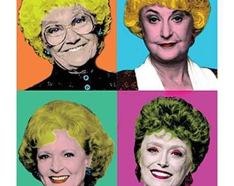 Golden Girls Pop Art - Etsy