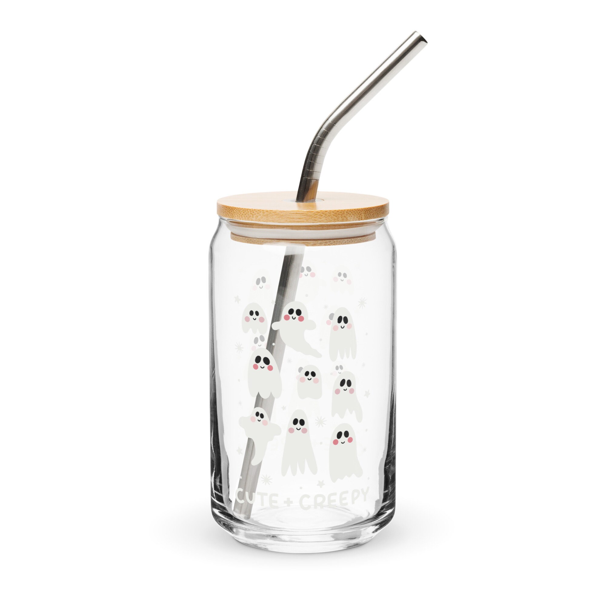 Cute & Creepy Ghost Glass - Etsy