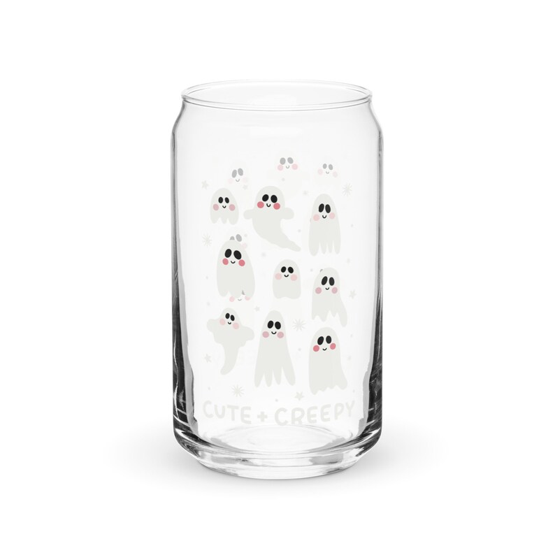 Cute & Creepy Ghost Glass - Etsy