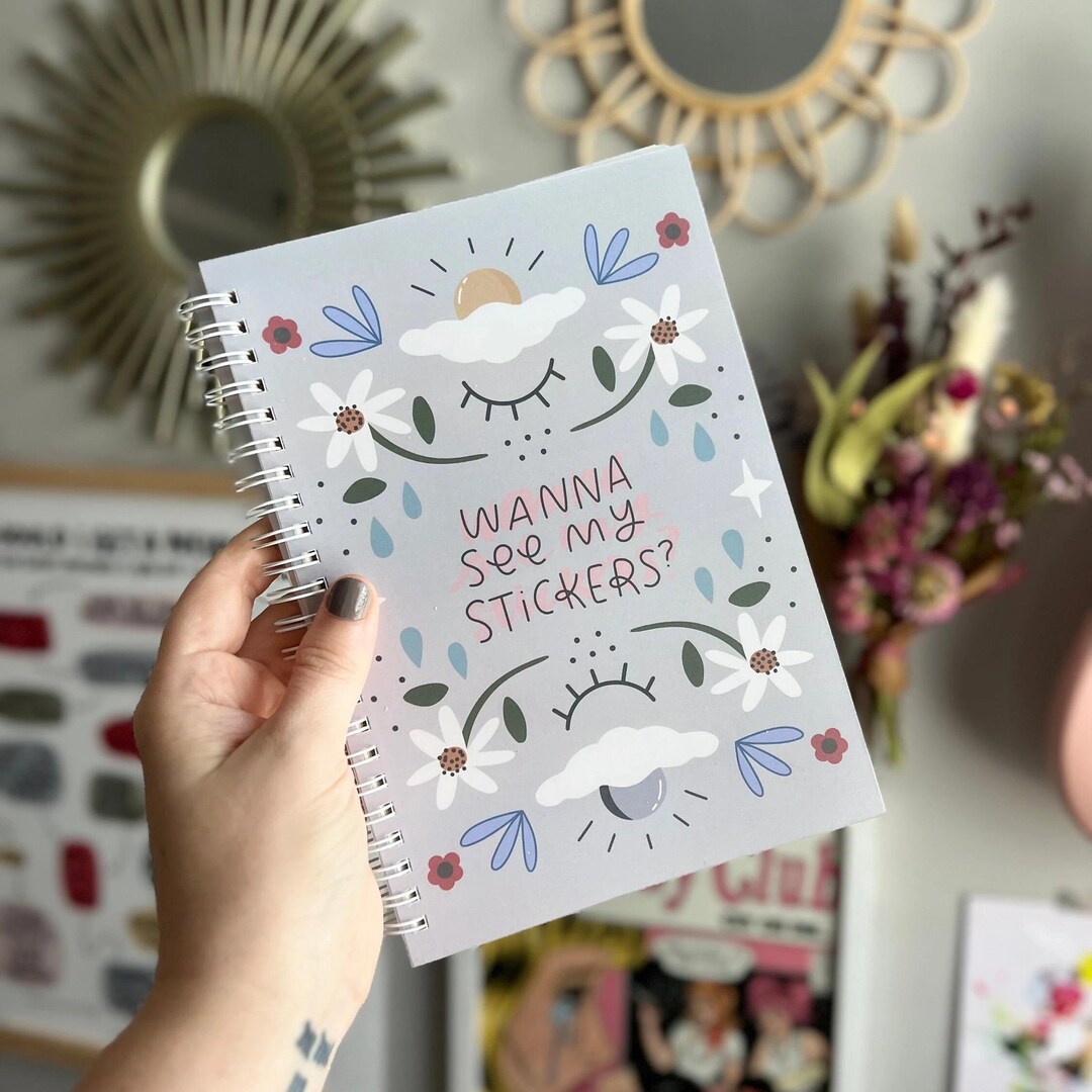 Reusable Sticker Book Sticker Collection Book - Etsy