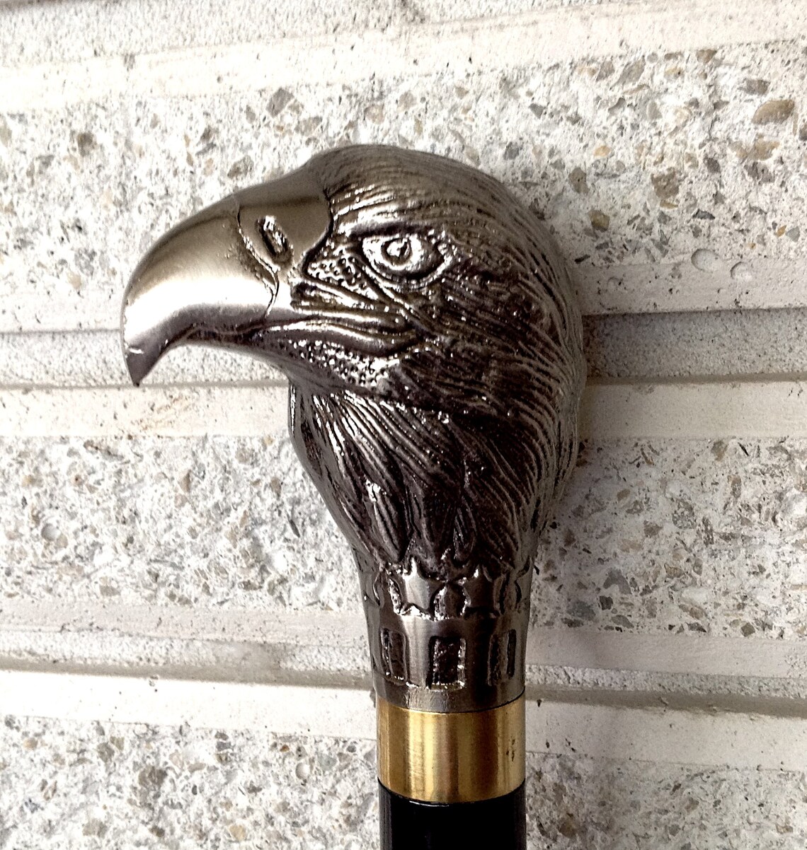 Cane E Vintage Pommel Handle EAGLE Head Thorondor Walking - Etsy