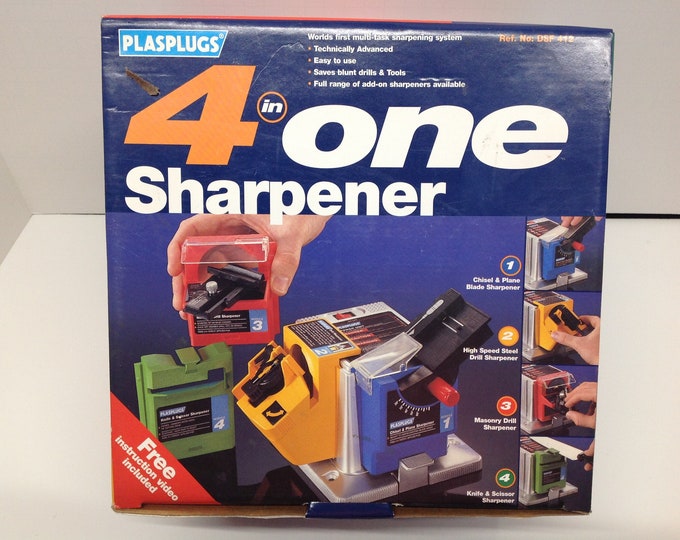4 in One Sharpener- plasplugs Model dsf 412 - Chisel & Plane Blades ...