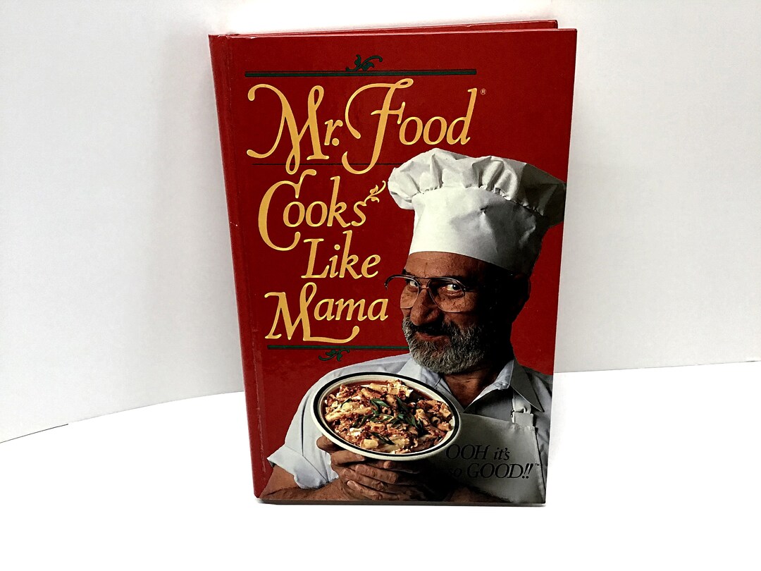 Mr. Food Cooks Like Mama by Art Ginsburg, Cook Book, TV Chef, Vintage ...