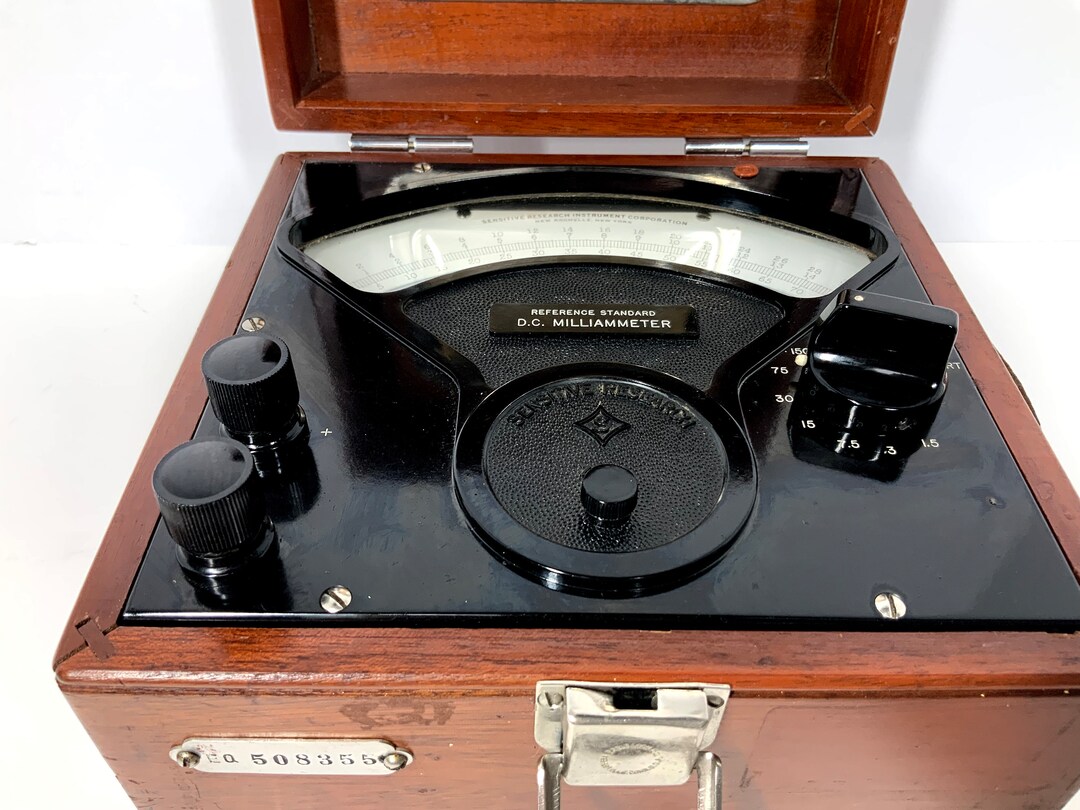 Sensitive Research Instrument Corp, DC (direct Current) Milliammeter ...