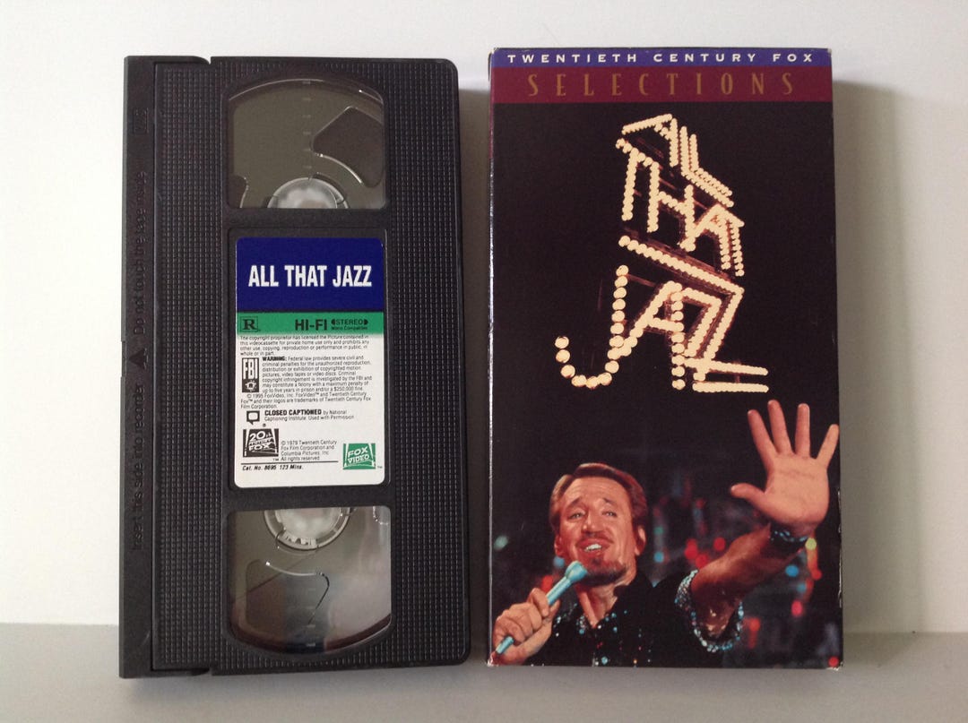 All That Jazz VHS Roy Scheider, Jessica Lange 1995 Twentieth Century ...