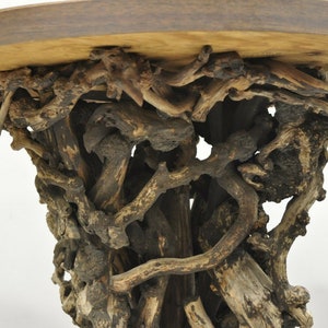 Vintage Driftwood Root Base Drift Wood Pedestal Naturalistic Accent ...