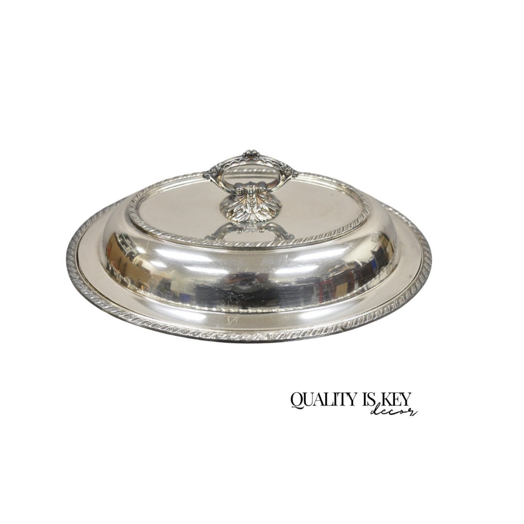 Vintage Melford EPNS Victorian Style Silver Plated Lidded Vegetable ...