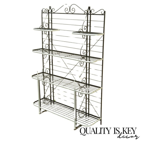 Wrought Iron Vintage Bakers Rack - Etsy