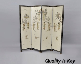 Bohemian Room Divider Folding Screen Panels Wooden Carved - Etsy