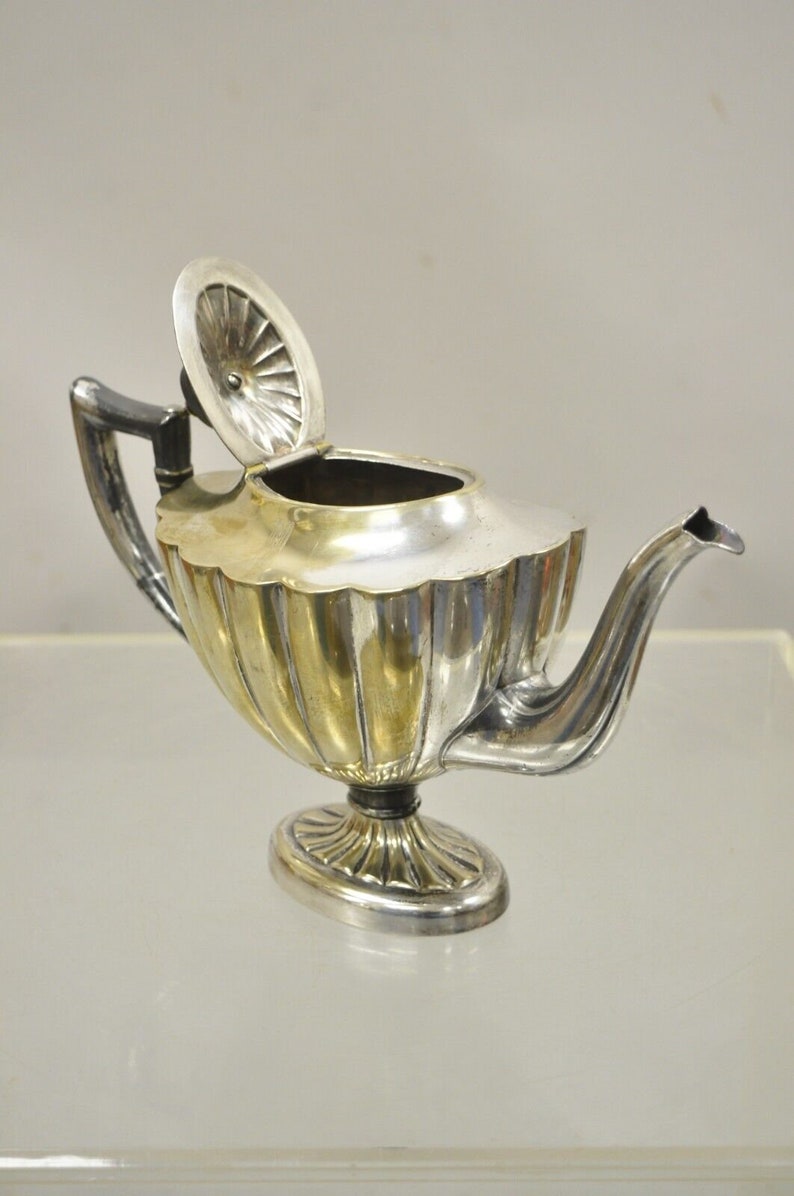 L.B.S. Co England Silver Plate Victorian "pmp" Monogram Tea Pot - Etsy