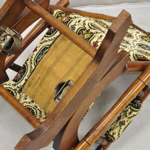 Antique Victorian Small Child's Maple Wood Platform Rocker Rocking ...