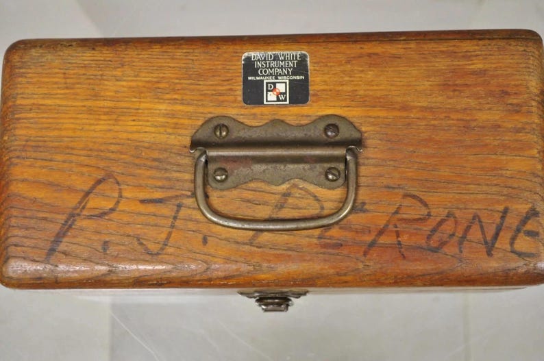 Vintage David White Instrument Surveying Equipment Plane Utility Level ...