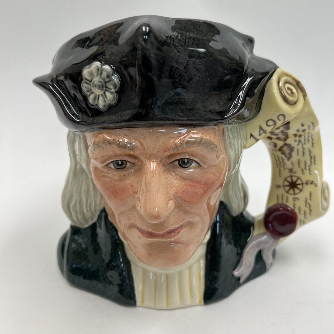 Vintage Royal Doulton 1991 Christopher Columbus D 6891 Toby Mug Jug 7.5 ...